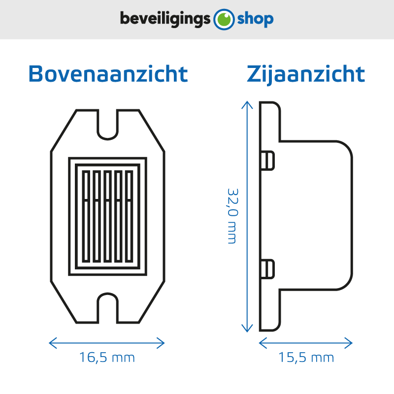 Zoemer voor elektrische opener - Beveiligings.shop