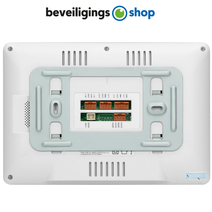 Vibell video deurintercom 1 woning 7" touchscreen wit - Beveiligings.shop